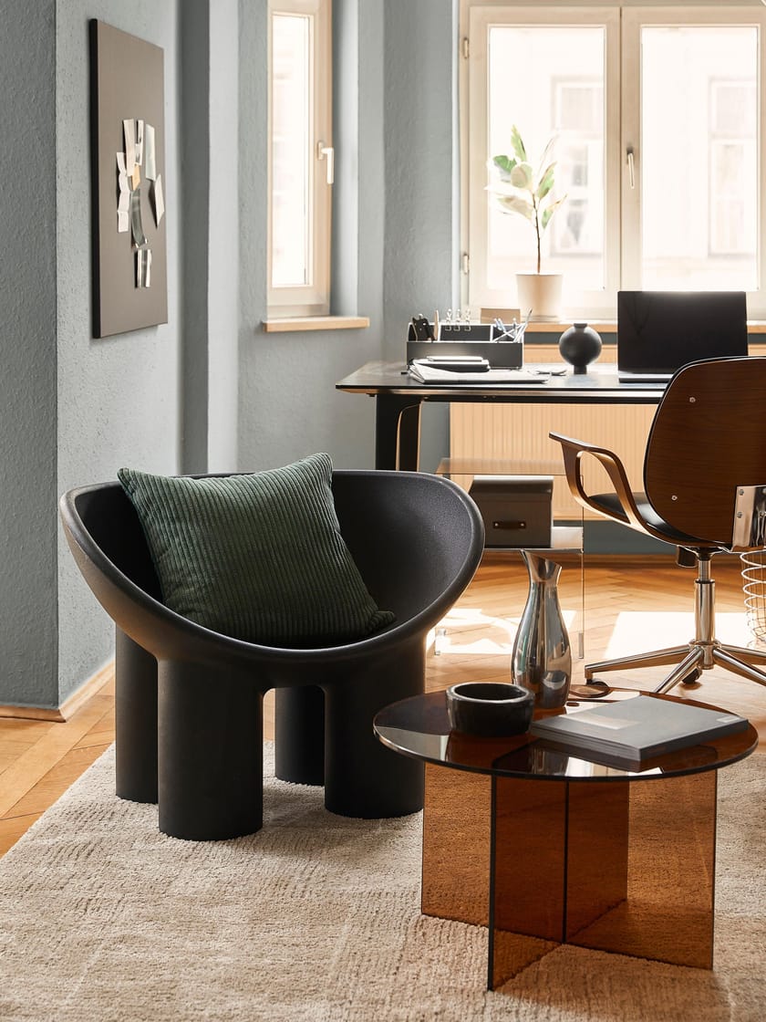 DRIADE - ROLY POLY CARBONE Polyethylene easy chair By In Stock | design ...