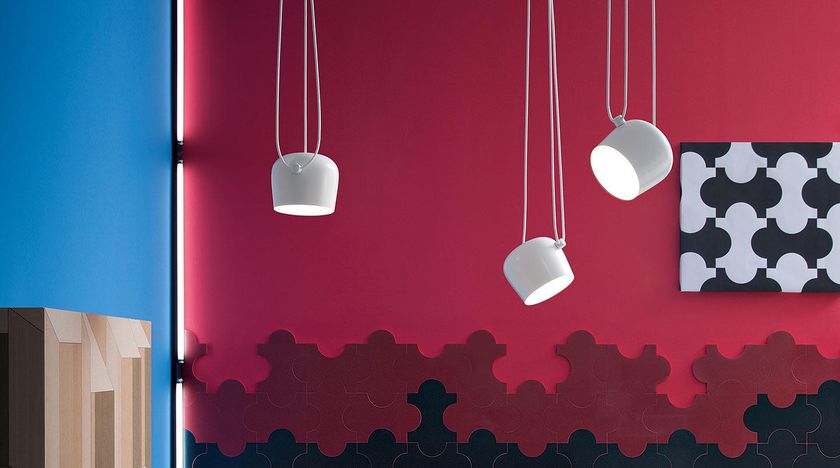 FLOS - AIM SMALL WHITE Pendant lamp By In Stock