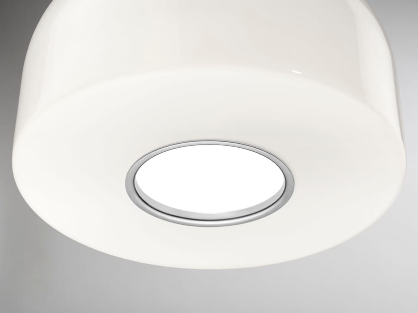 FLOS - BELLHOP GLASS S2 Bright aluminum Pendant lamp By In Stock