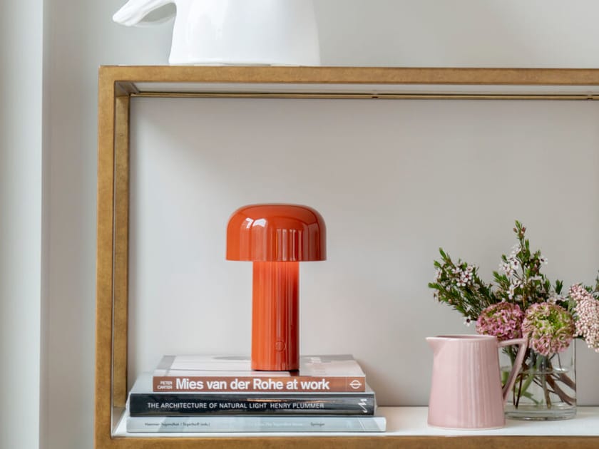 FLOS - BELLHOP RED Cordless polycarbonate table lamp By In Stock ...