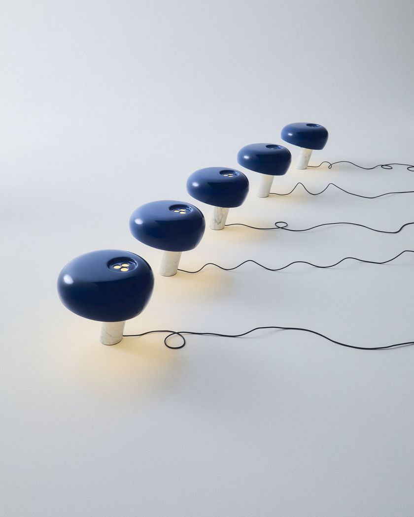 FLOS - SNOOPY BLUE NAVY LED marble and metal table lamp By In Stock ...
