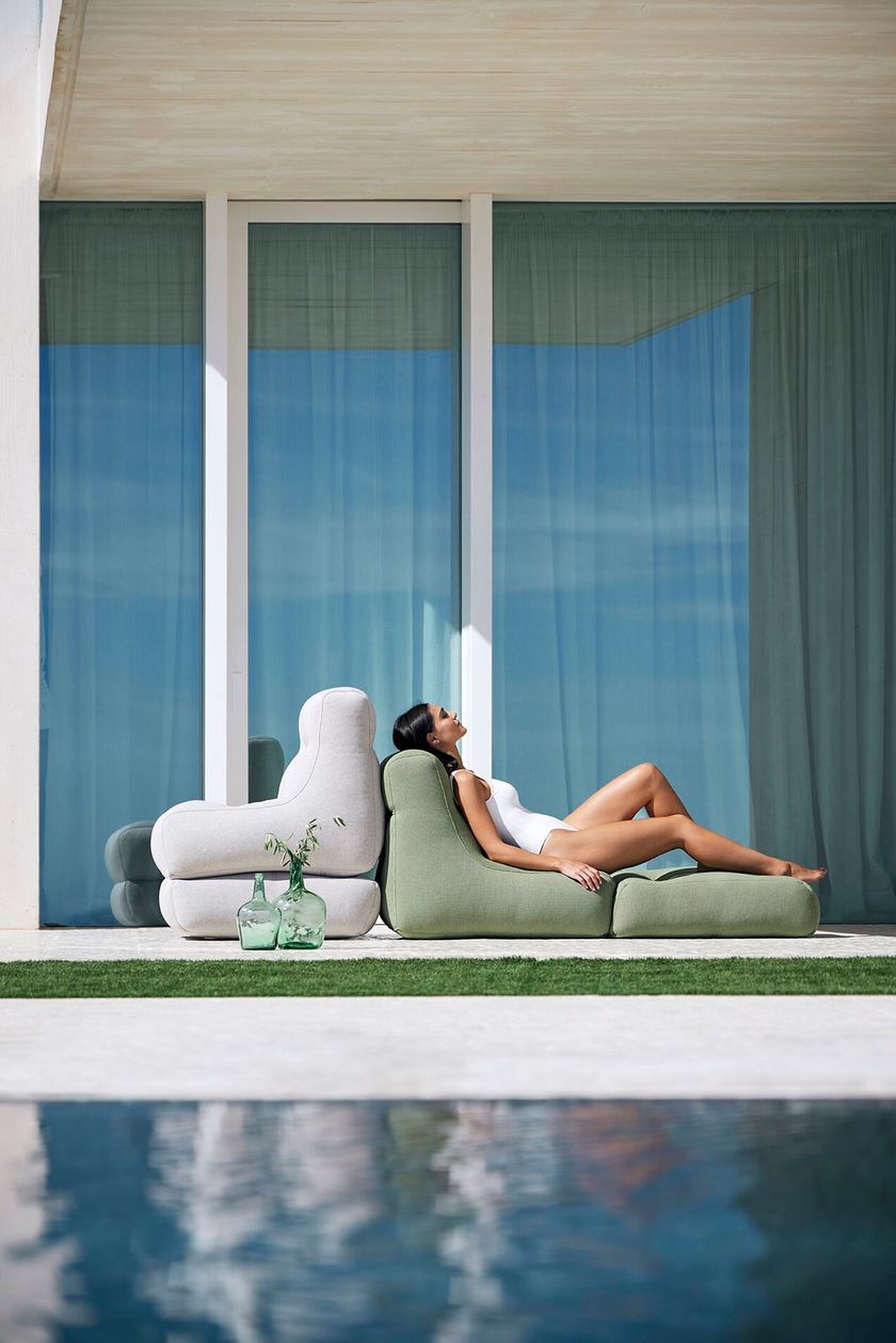 OGO - SIT POOL GREEN Garden armchair By In Stock