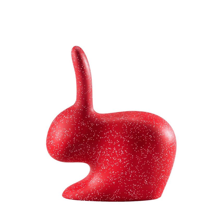 QEEBOO - RABBIT CHAIR DOTS RED Polyethylene garden chair By In Stock ...