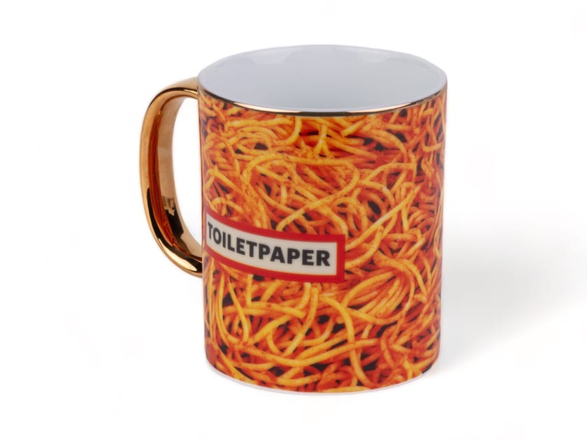 SELETTI - TOILETPAPER SPAGHETTI Porcelain cup By In Stock