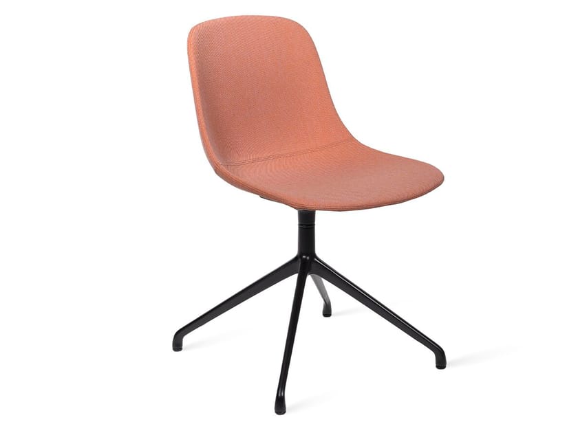 PURE LOOP MONO 4 STAR ALUMINIUM BASE Trestle-based fabric chair By Infiniti