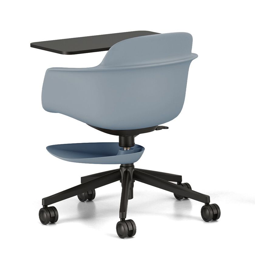 SICLA EDU Polypropylene training chair with castors with 5-spoke base ...