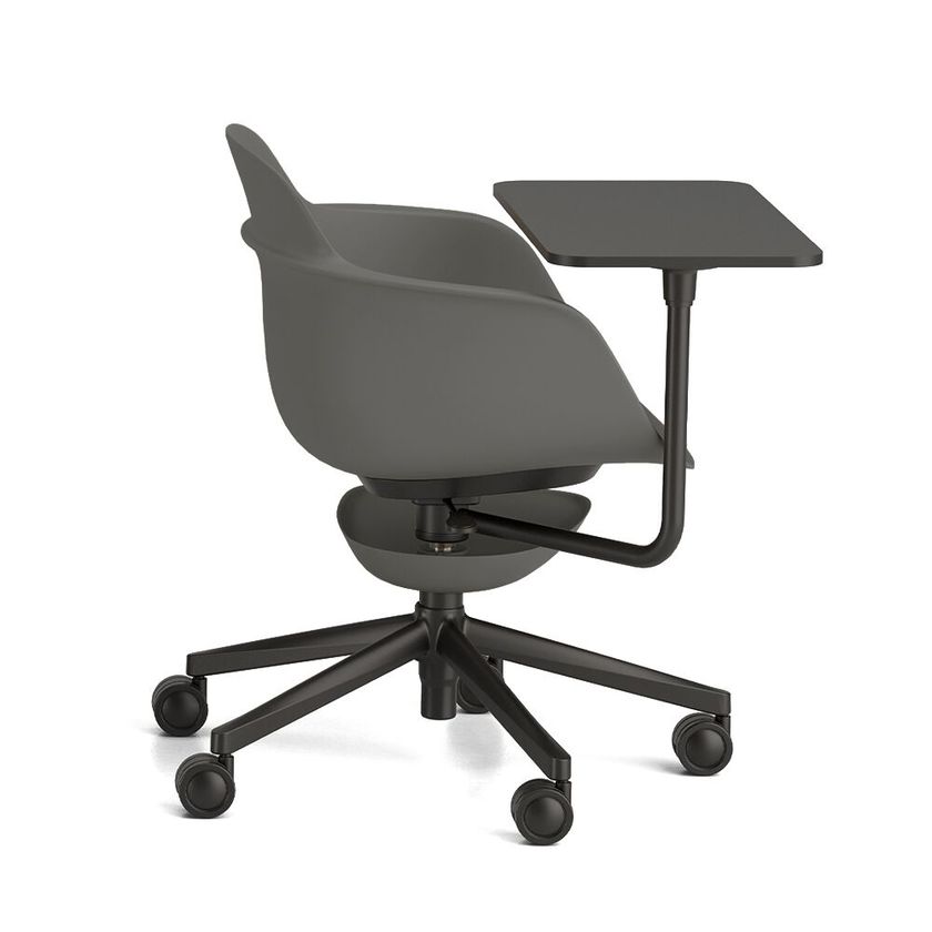 SICLA EDU Polypropylene training chair with castors with 5-spoke base ...