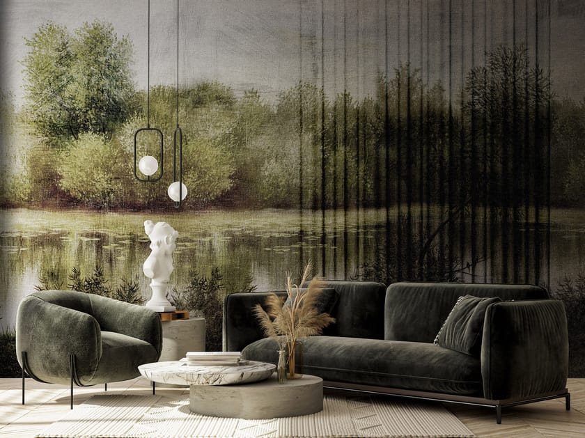BLACK POND Wallpaper By Instabilelab