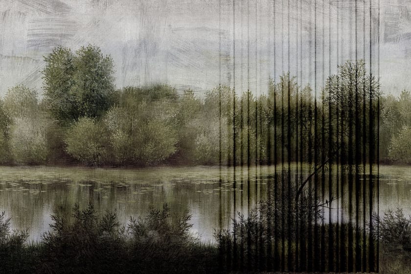 BLACK POND Wallpaper By Instabilelab