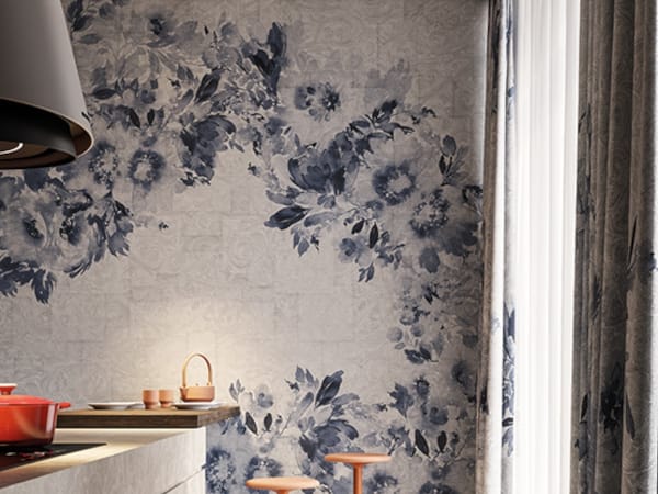 INFINITO Wallpaper with floral pattern By Instabilelab