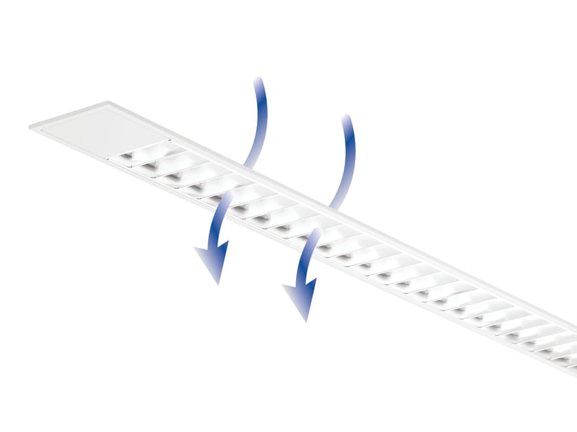 DEMI RV AIR Recessed LED Lamp for false ceiling By Intra lighting