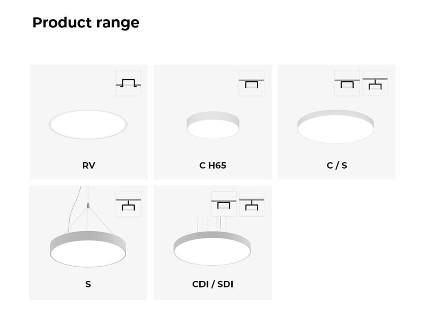 LONA CDI-SDI Pendant lamp By Intra lighting