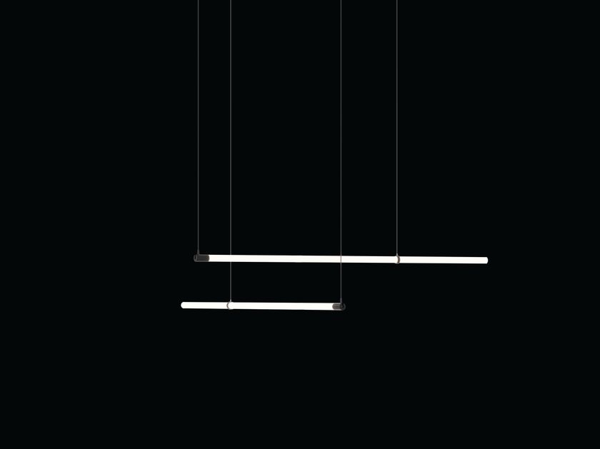 LYSABEL S HORIZONTAL Pendant lamp By Intra lighting | design Lorenzo Truant