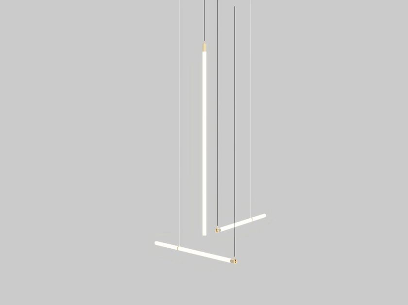 LYSABEL S VERTICAL Pendant lamp By Intra lighting | design Lorenzo Truant