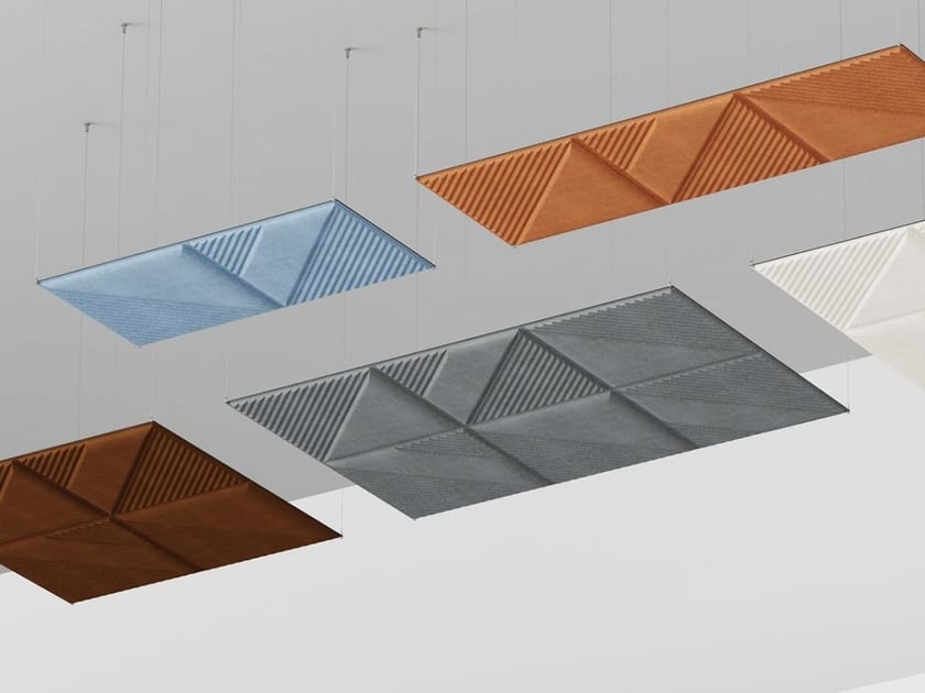 ISOLSPACE SKIN CEILING Hanging acoustic panel By Isolspace Skin