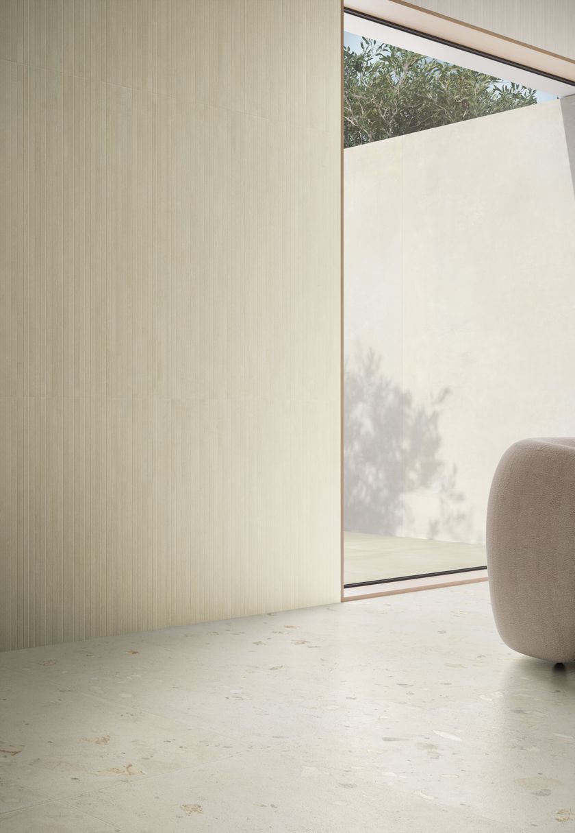 I CEMENTI WHITE CIOTTOLO Pavimento By Italgraniti