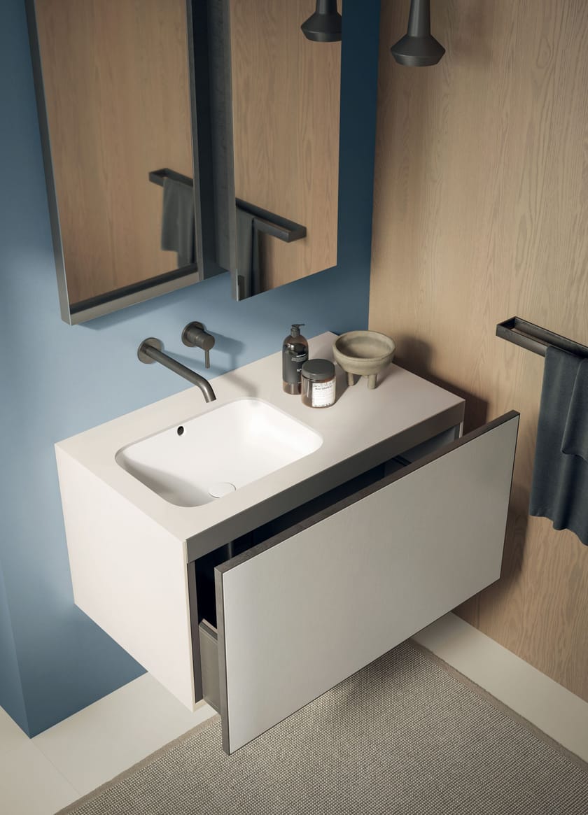 PIANOLOW.90 Vanity unit By Italgraniti