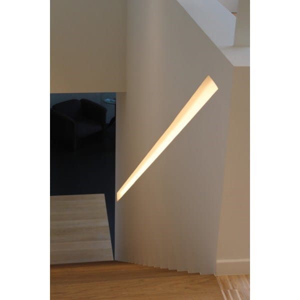 JADE LED recessed plaster handrail By GESSO | design Lionel Jadot