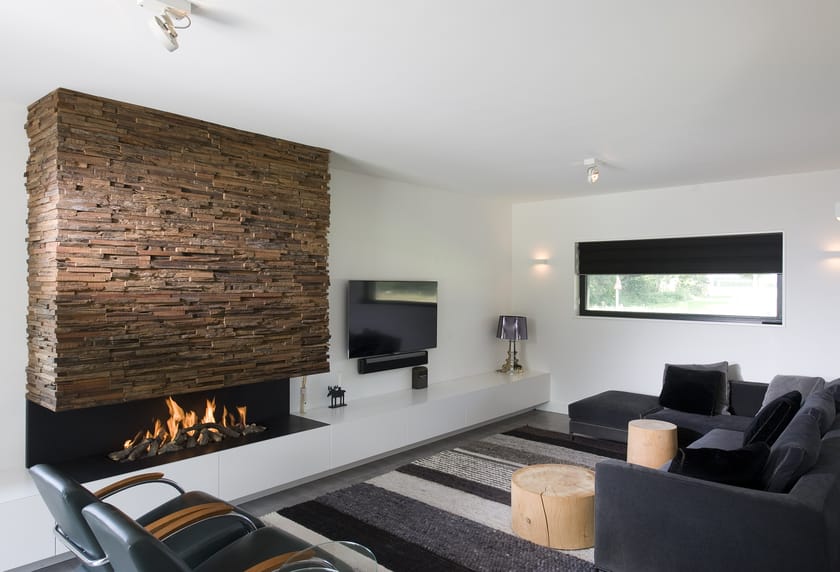 Indoor wooden 3D Wall Cladding JAGGER By Wonderwall Studios