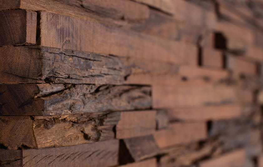 Indoor wooden 3D Wall Cladding JAGGER By Wonderwall Studios