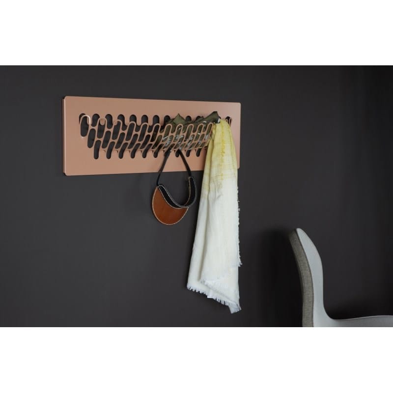 Wall-mounted powder coated steel coat rack JAMES By KONSTANTIN ...
