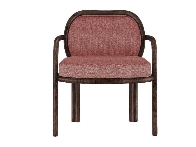Fabric chair with armrests JAMES By Wood Tailors Club