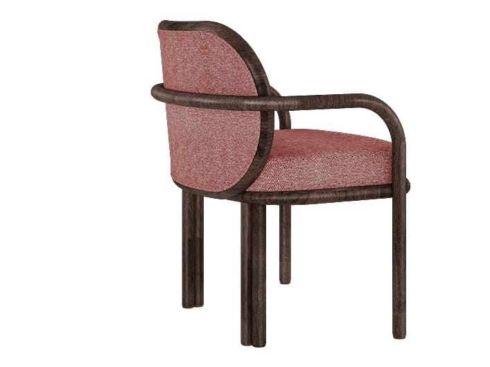 Fabric chair with armrests JAMES By Wood Tailors Club