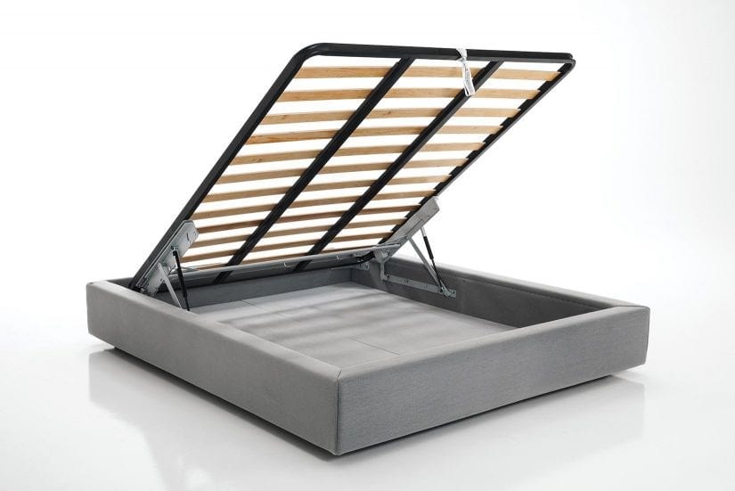 JERARD TRIPLEX Fabric storage bed By Lamantin