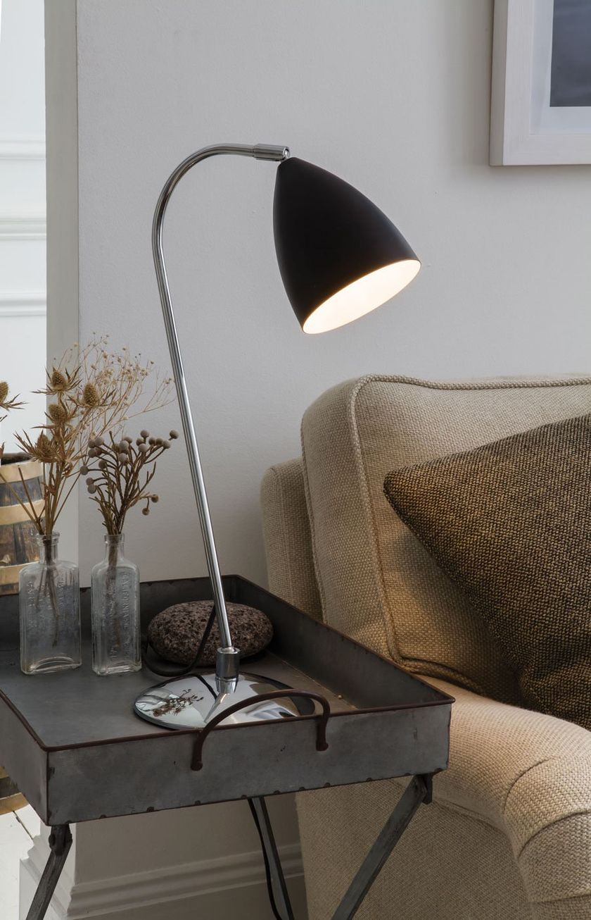 JOEL TABLE Adjustable steel table lamp By Astro Lighting