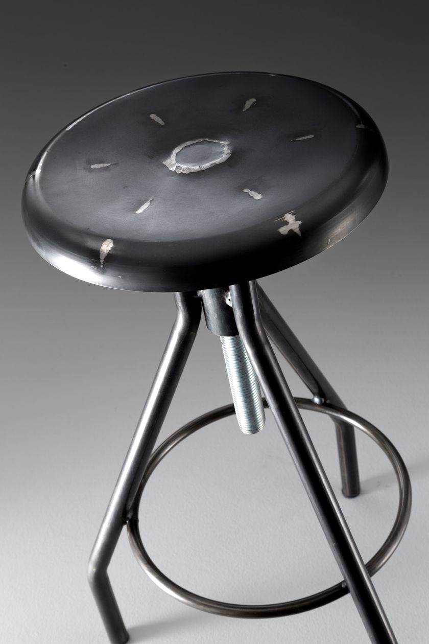 Height-adjustable swivel iron stool JOOKE By ZAVA design DelineoDesign ...