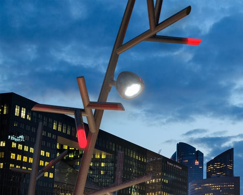 JOSHUA Metal street lamp By GHM-ECLATEC