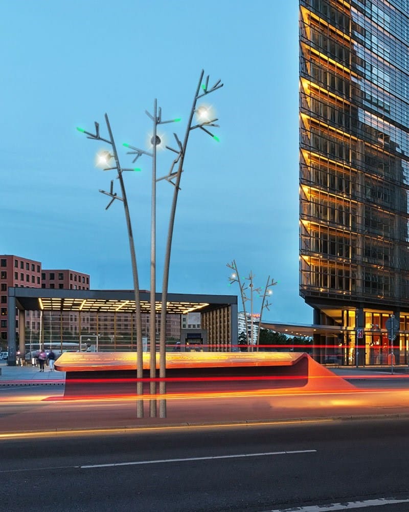 JOSHUA Metal street lamp By GHM-ECLATEC