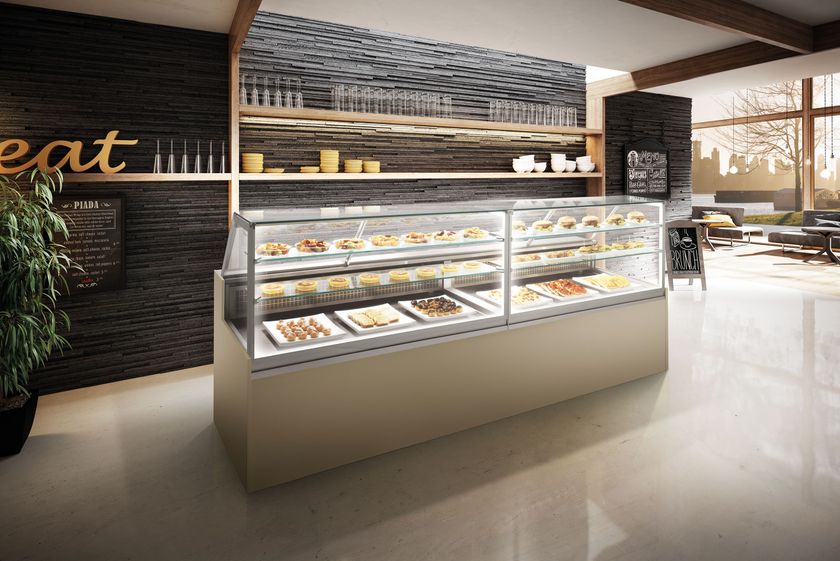 Refrigerated display cabinet by exposure JUST By Frigomeccanica