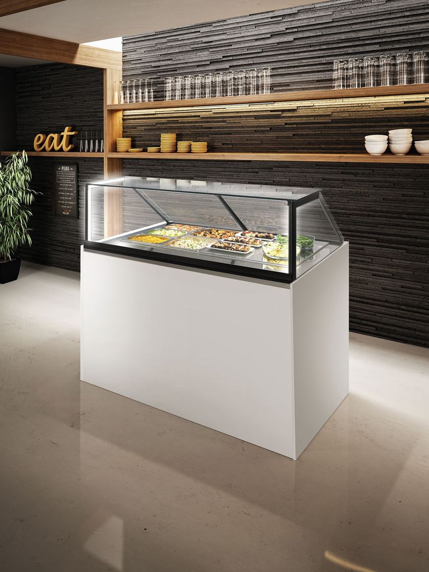Refrigerated display cabinet by exposure JUST By Frigomeccanica