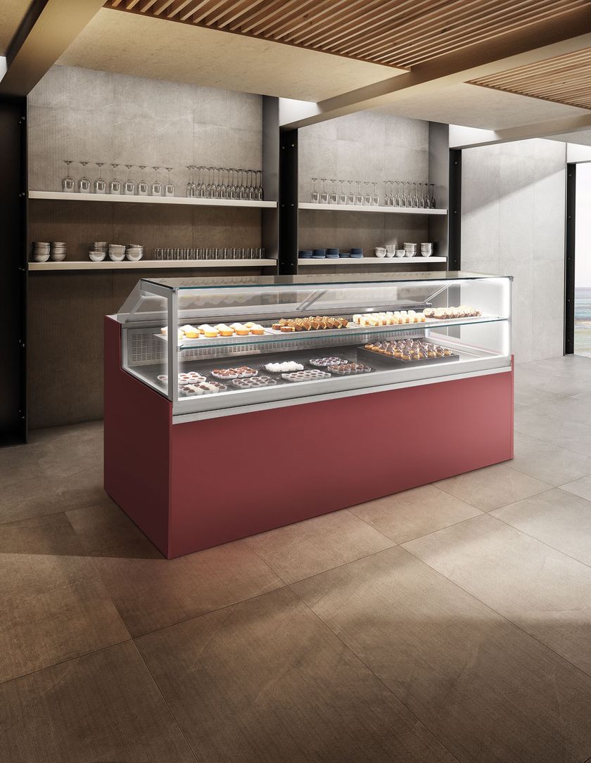 Refrigerated display cabinet by exposure JUST By Frigomeccanica