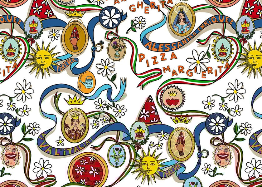 PIZZA MARGHERITA Wallpaper By Jannelli&Volpi | design Alessandro Enriquez