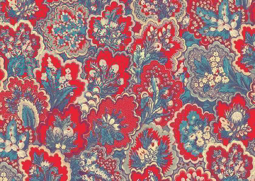 PROVENÇAL Wallpaper with floral pattern By Jannelli&Volpi