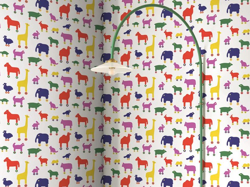 RULLA Motif nonwoven wallpaper By Jannelli&Volpi | design marimekko