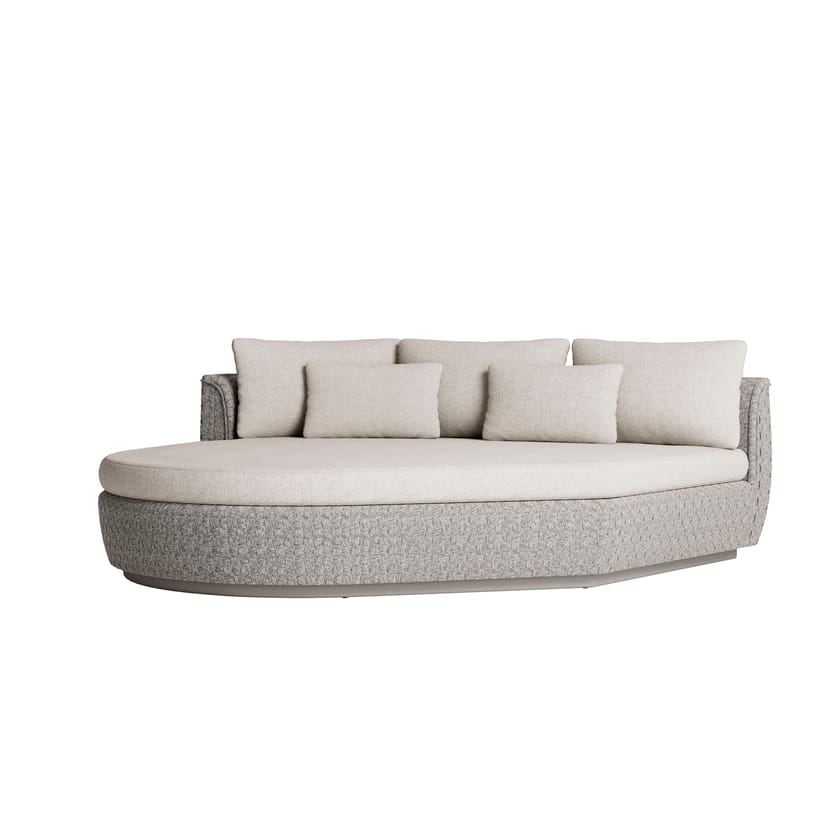 TONDO MODULAR ORGANIC SOFA ISLAND Modular rope garden sofa By Jardinico