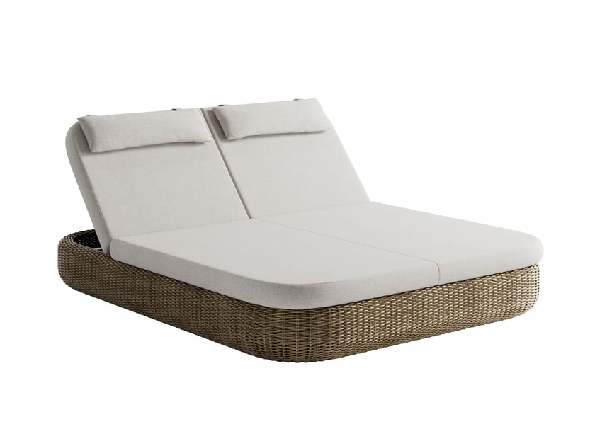 TUGU Double acrylic sun lounger By Jardinico