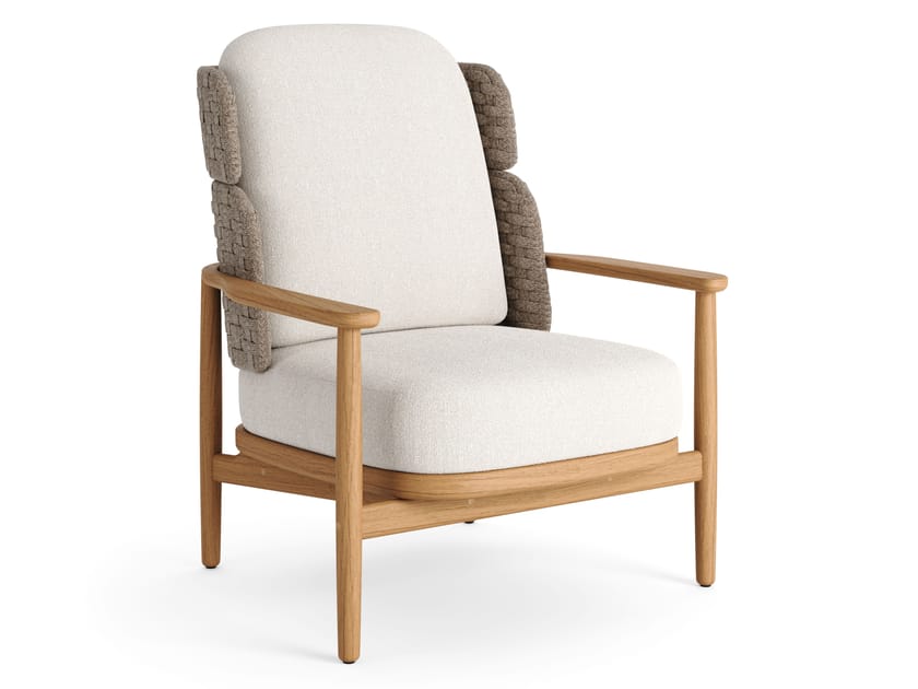 BOHO High-back garden armchair By Jati Kebon