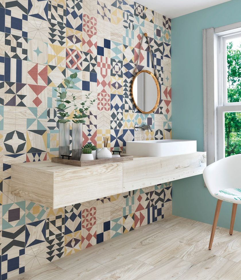 KALEIDO Glazed porcelain stoneware wall/floor tiles By GAYAFORES