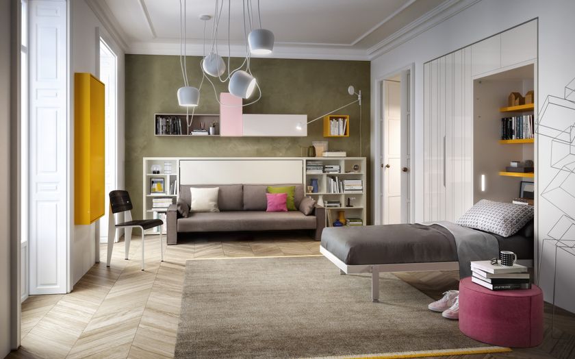 KALI SOFA Sofá de 3 plazas convertible By CLEI | design R&D Clei