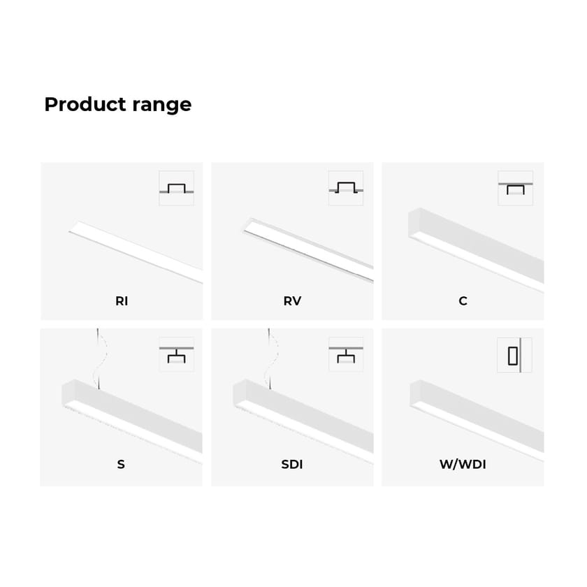 KALIS RI Aluminium linear lighting profile for LED modules By Intra ...