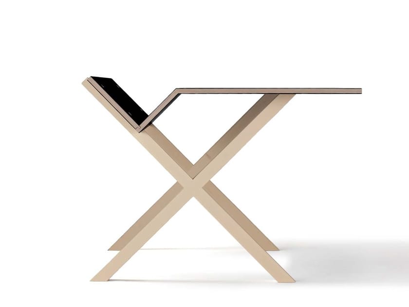Rectangular multi-layer wood writing desk KANT By Nils Holger Moormann ...