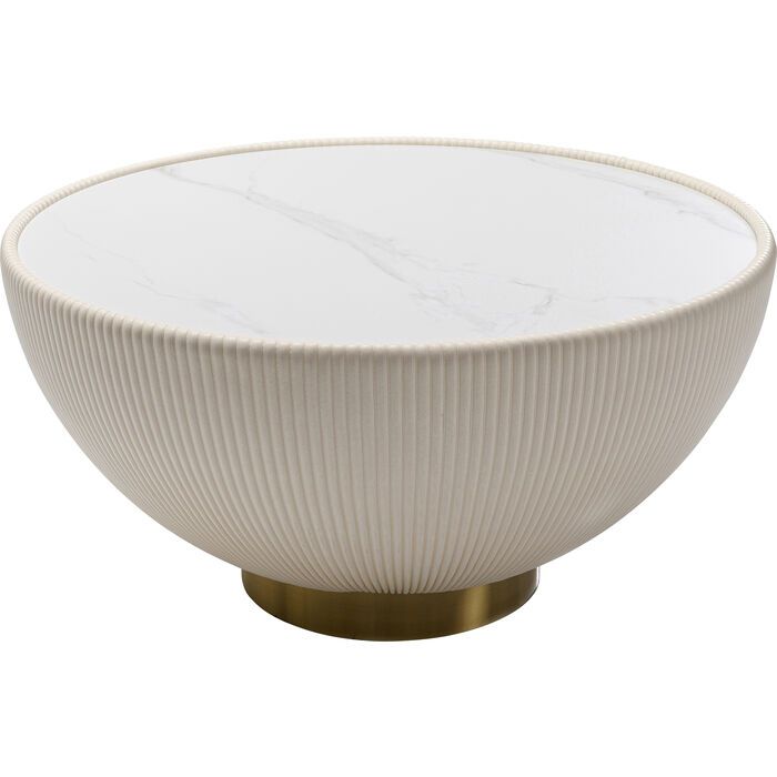 ENDLESS VEGAS Round composite material coffee table By KARE Design