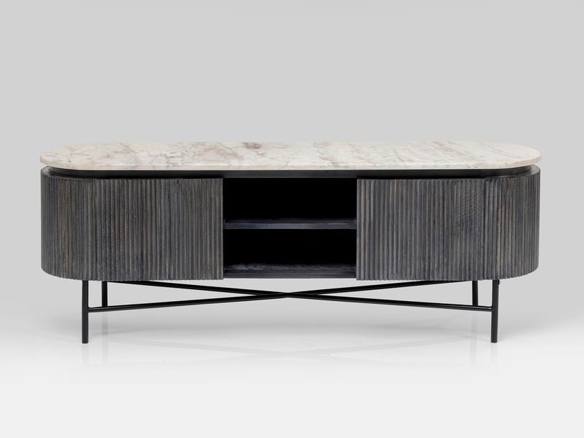 GLENN Marble sideboard with doors By KARE Design