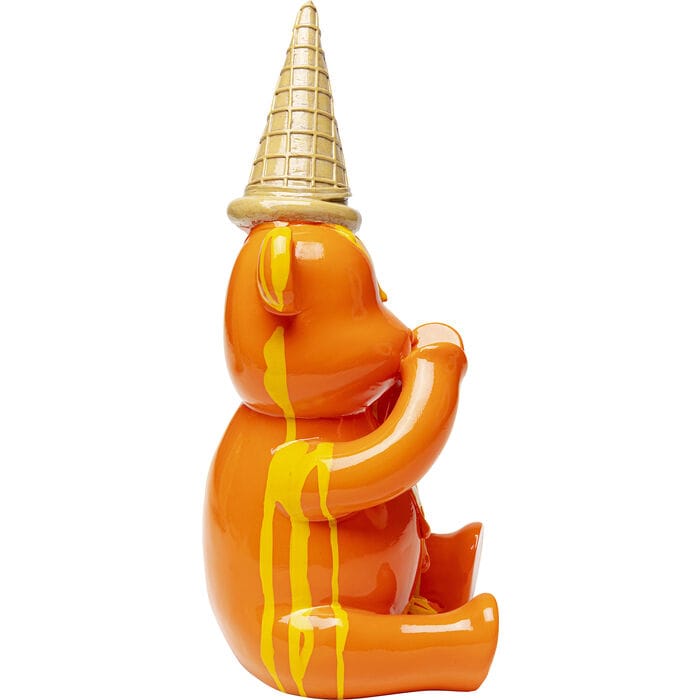 SITTING GELATO BEAR Polyresin decorative object By KARE Design