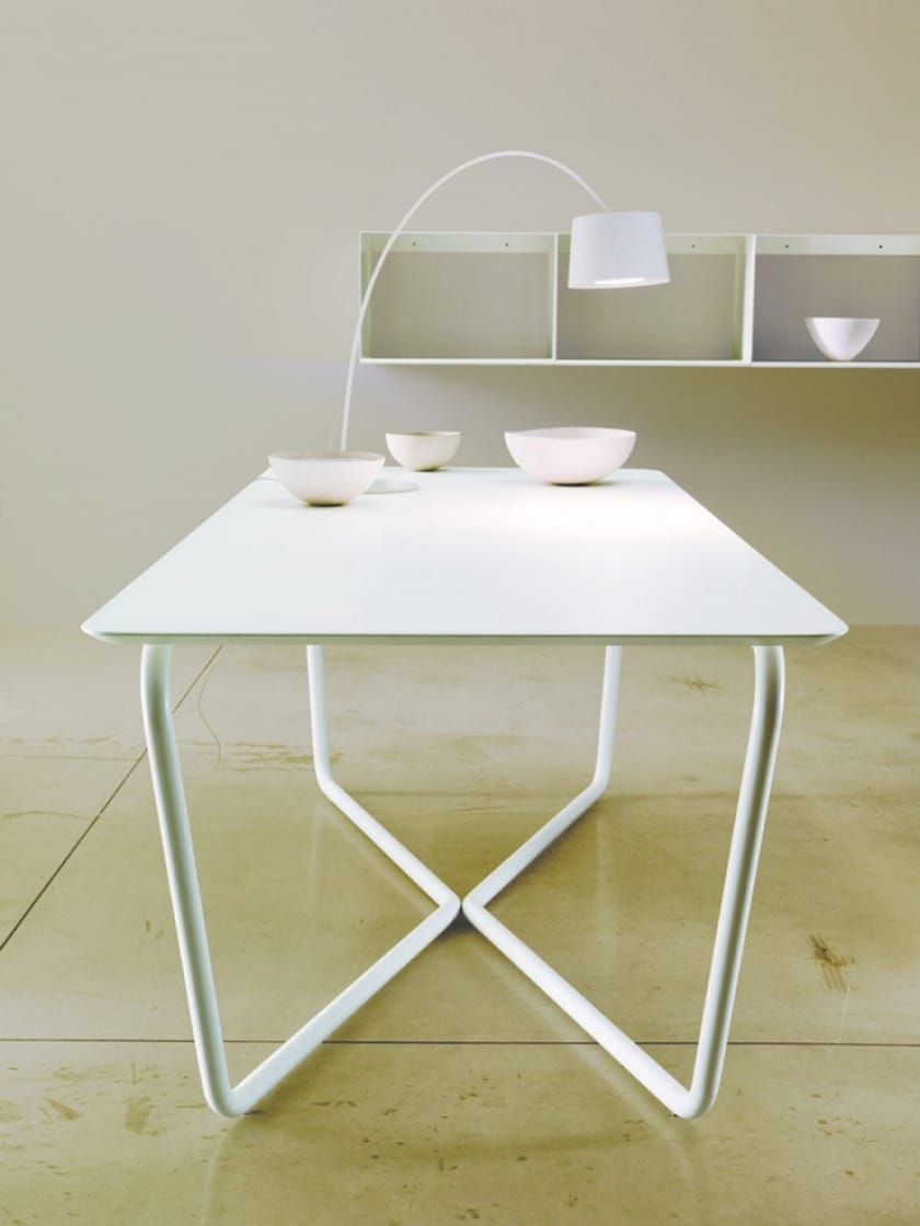 Tavolo laccato rettangolare in MDF KAROL By XAM design Studio Controdesign