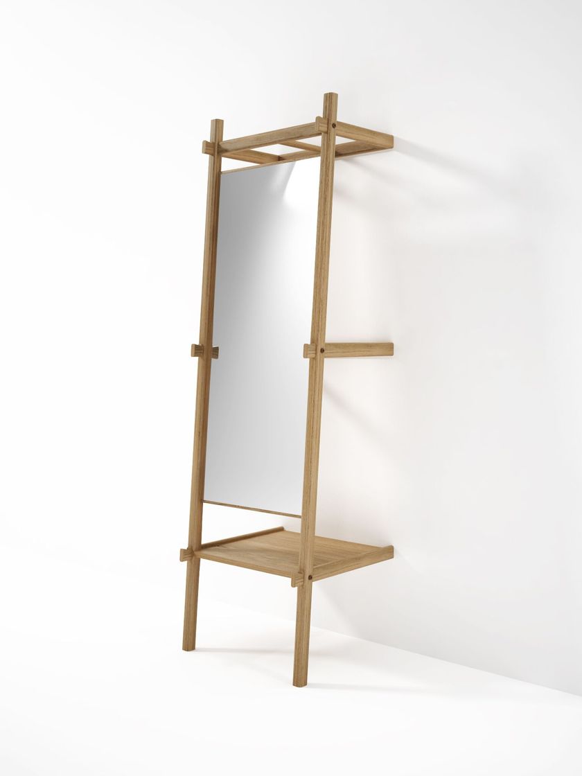 SIMPLYCITY Rectangular solid wood hall mirror By KARPENTER | design ...